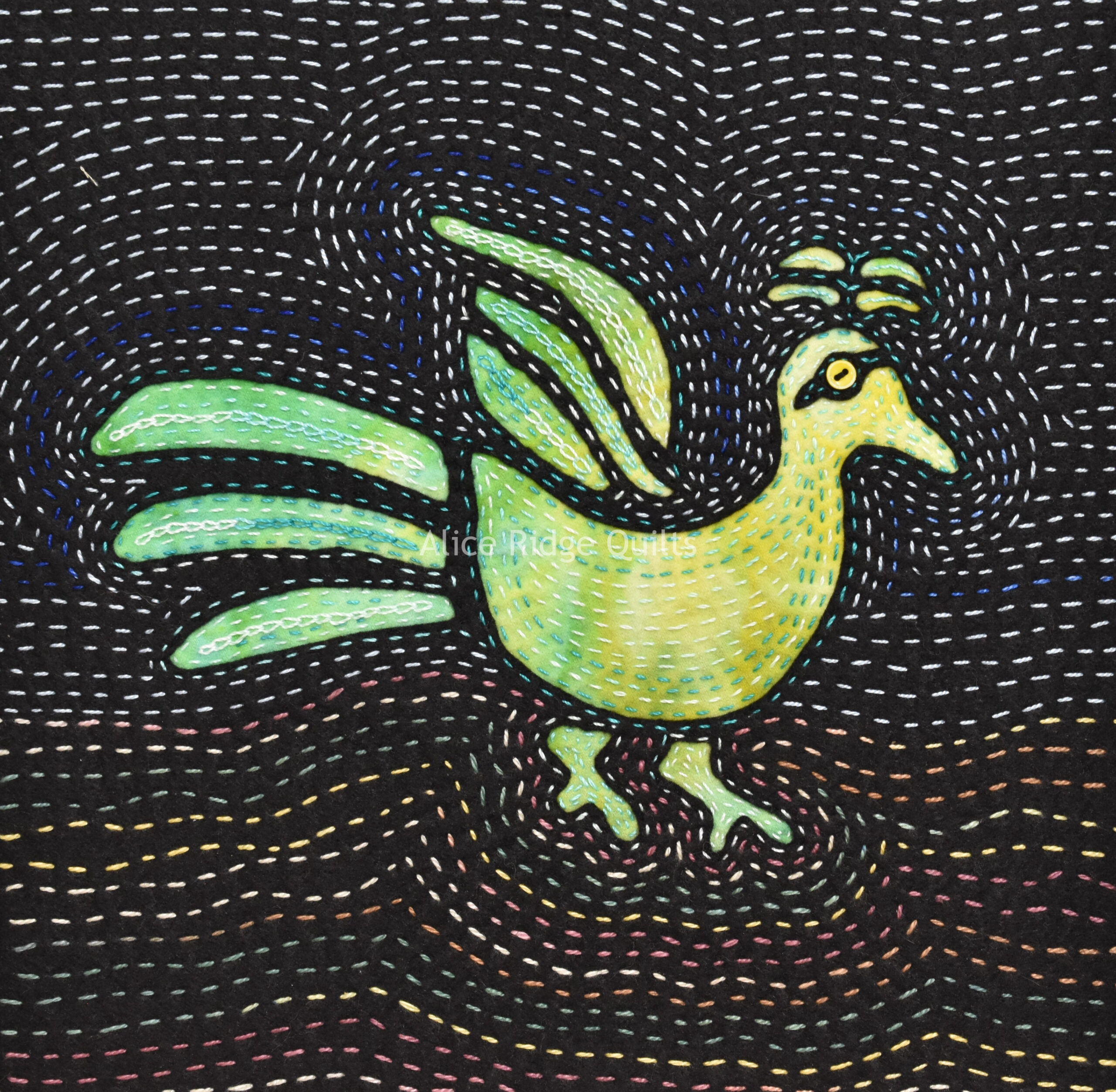 Mock Mola - Funky Bird - Alice Ridge Quilts