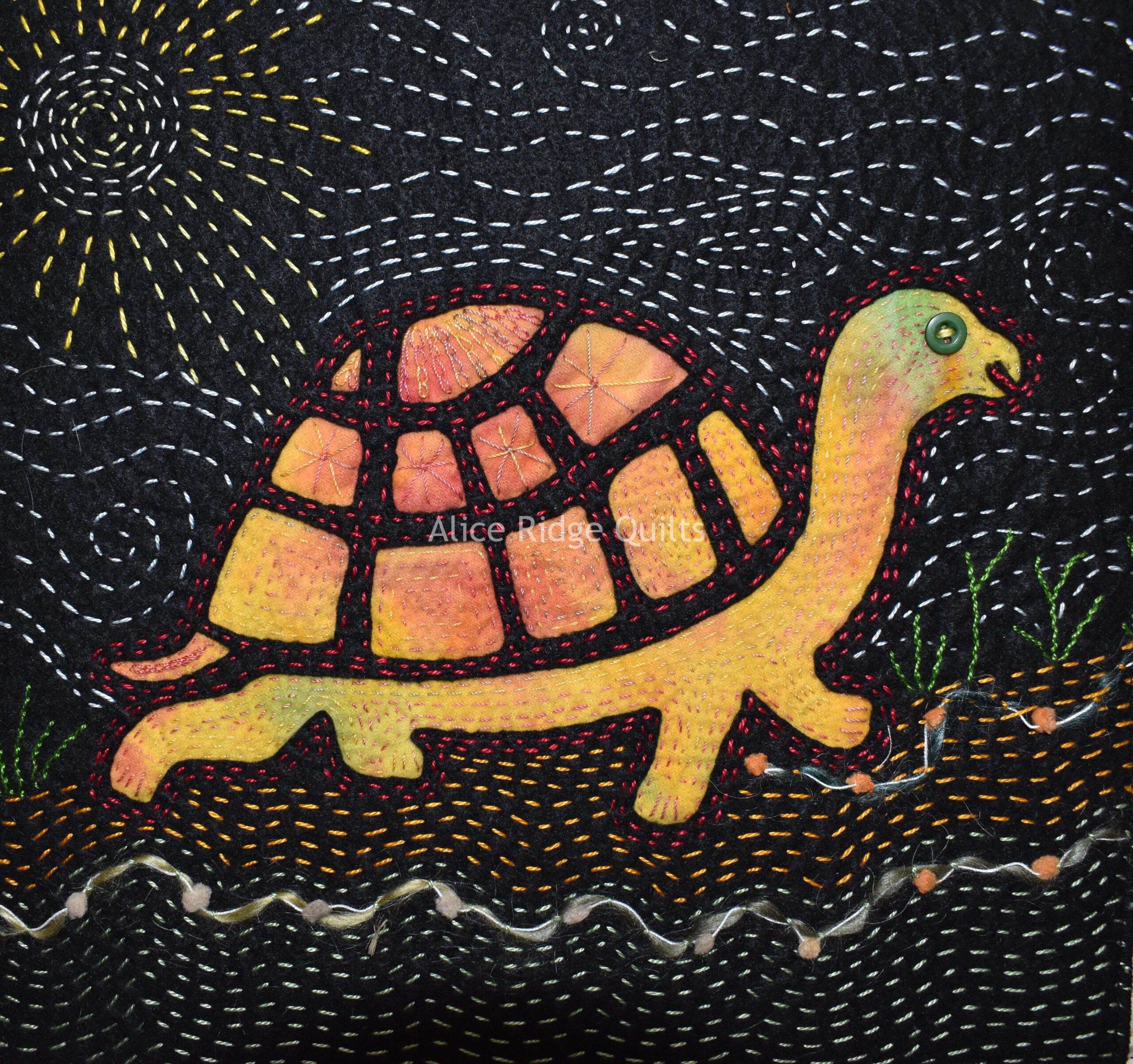 Mock Mola - Turtle - Alice Ridge Quilts
